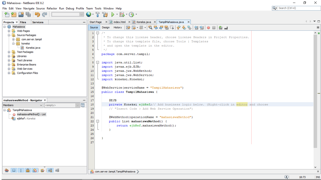 Cara Menampilkan Data dan Database dengan Netbeans