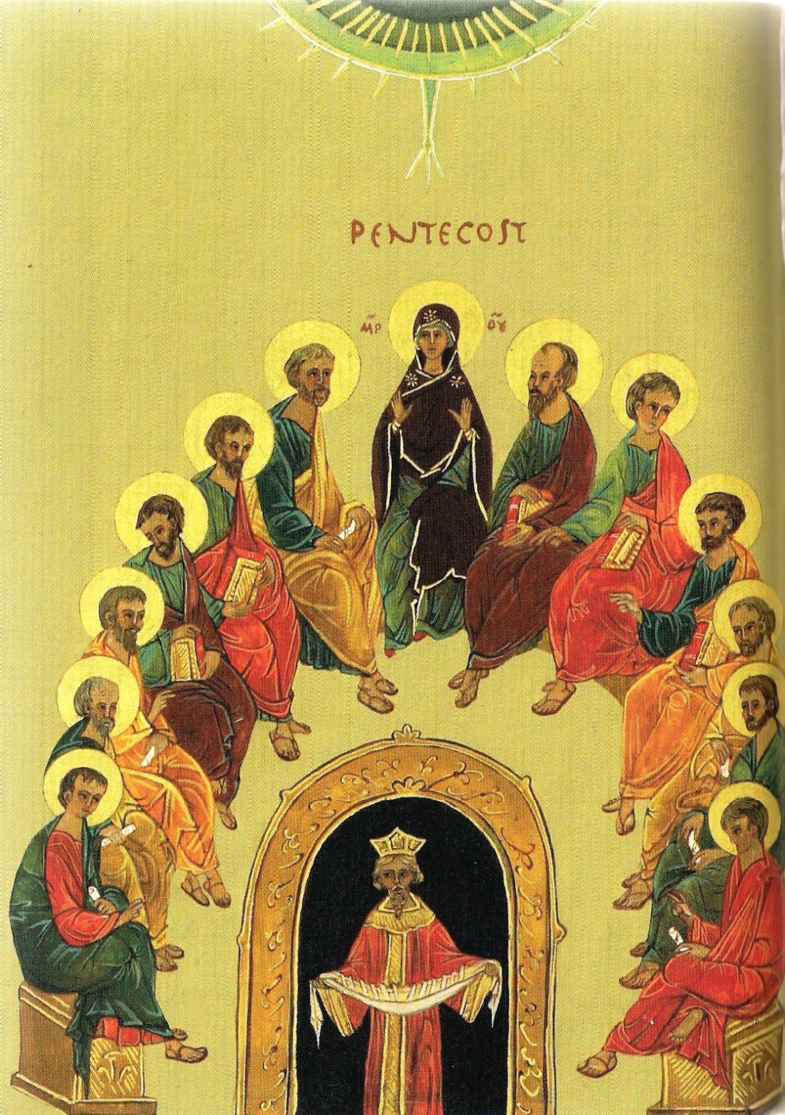 Dom Donald's Blog: Pentecost depicted by icon
