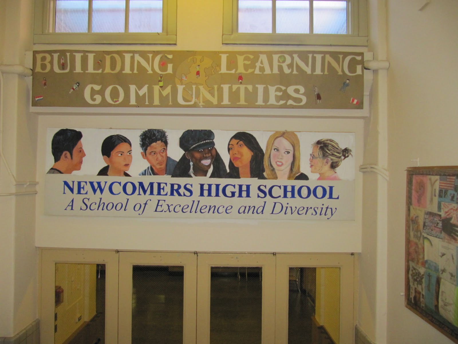 The World Culture: A little taste of what Newcomers high school has.