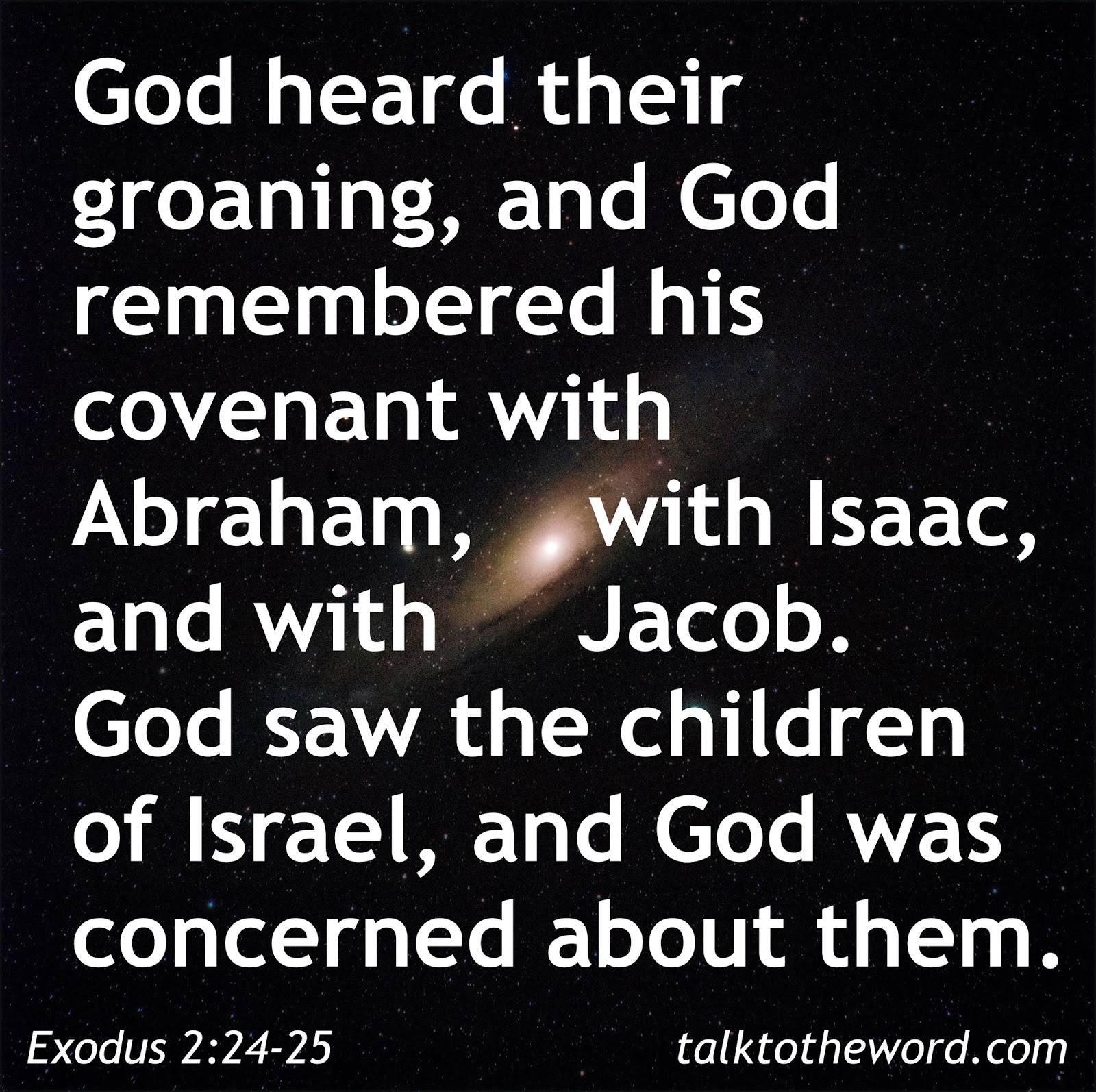 Exodus 2 24 25