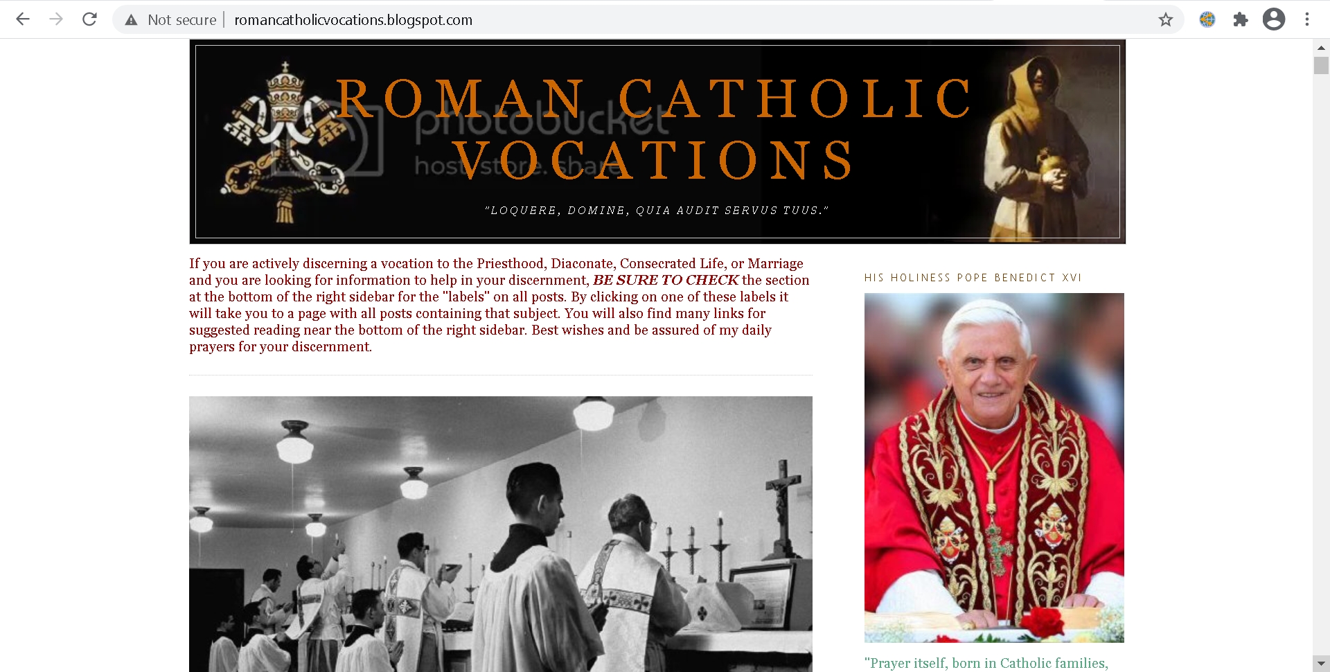 Vocation (Catholic) 2021