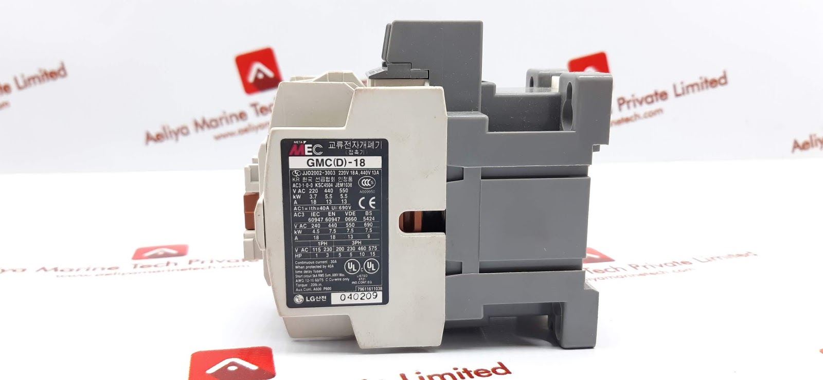 LG META-MEC GMC-18 LS METASOL CONTACTOR - Aeliya Marine