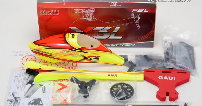 遙控技術雜誌｜RC TECH magazine: 泰世科技GAUI X3L Basic Kit基本版/三旋翼版【開箱】