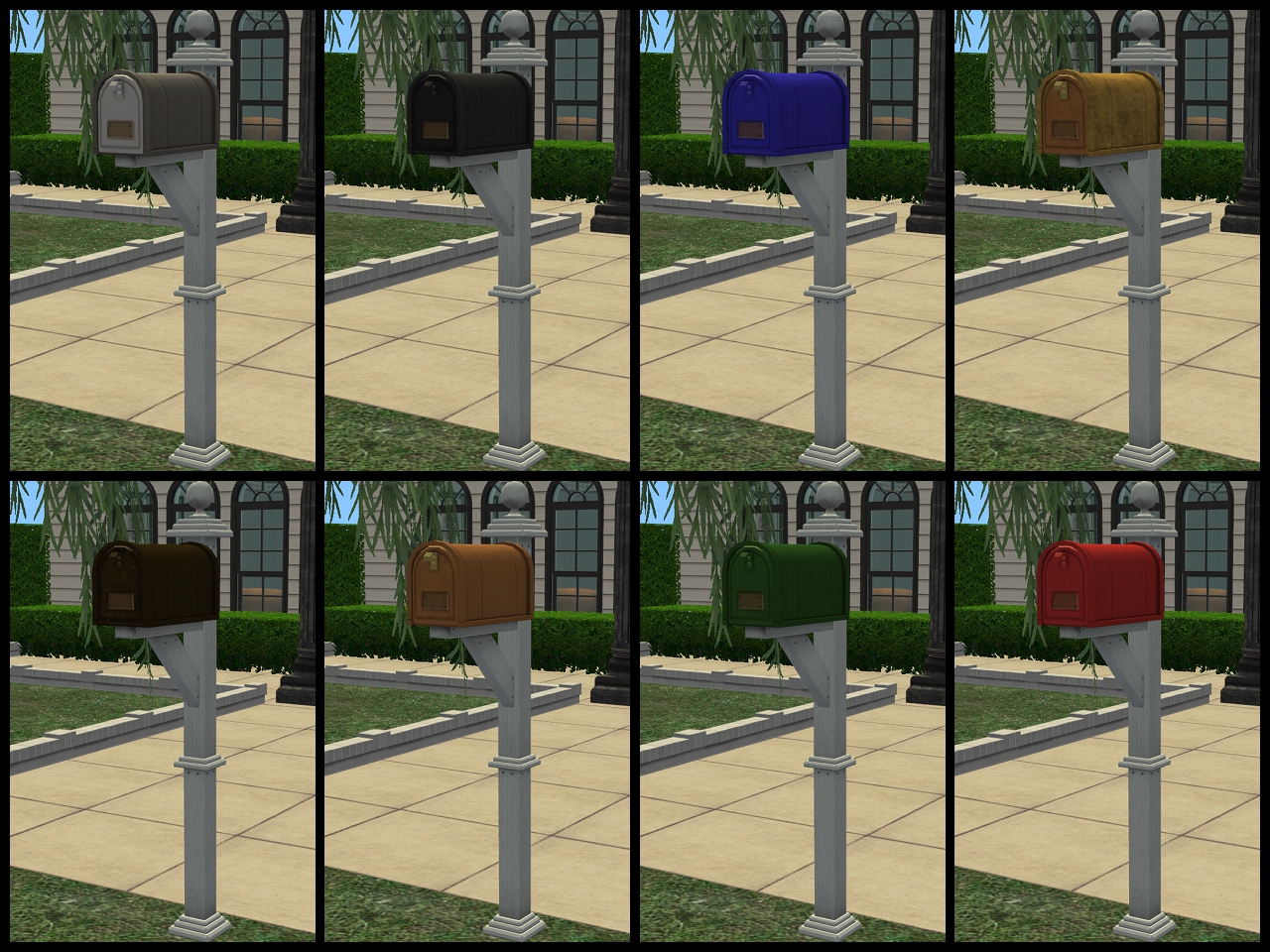TheNinthWaveSims: The Sims 2 - The Sims 4 Ol' Rustic Mailbox Cover for ...