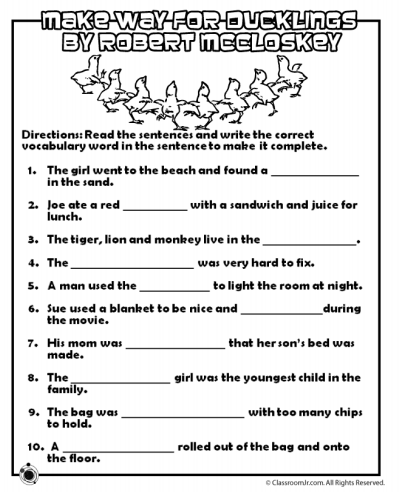 Spring Book 4: Make Way for Ducklings - Mom Envy