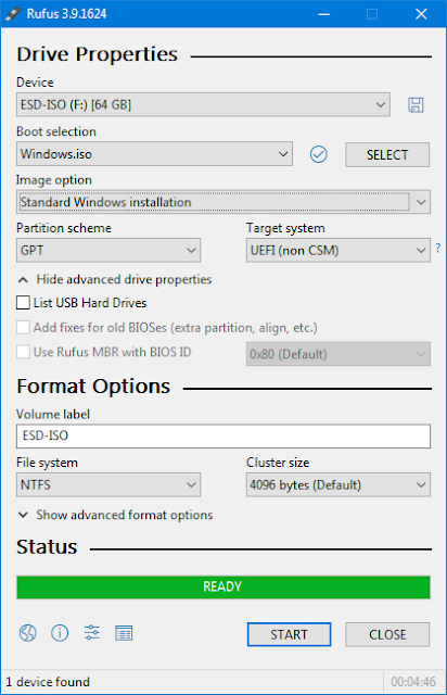 Create Bootable Media Using Rufus