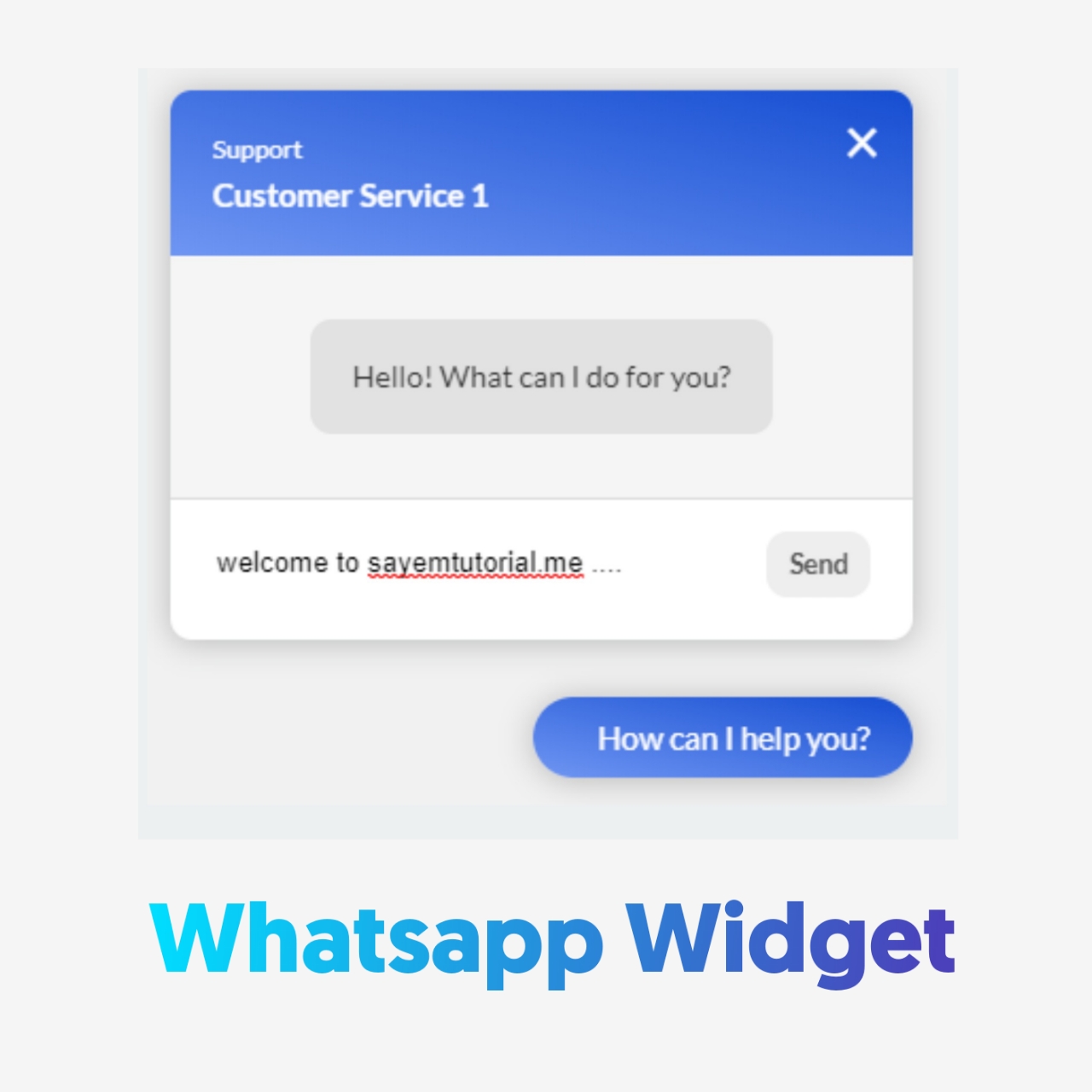 How To Create Whatsapp Chat Widget With Multiple Numbers In Blogger - ZoxTen