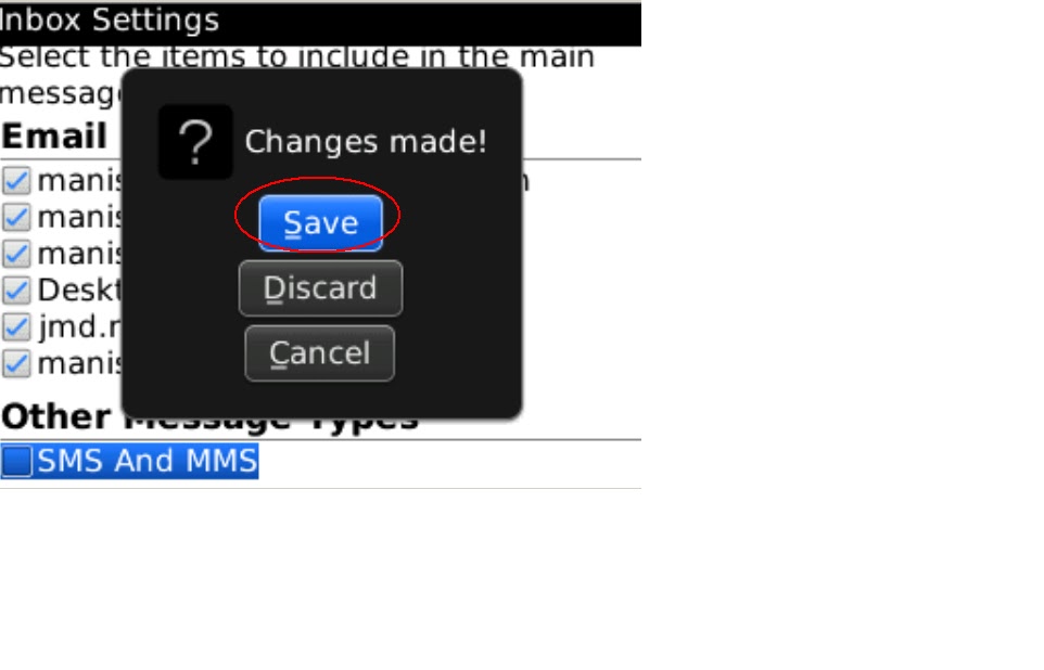 SMS & Mails in Same folder – TeamXchange