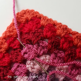 The Patchwork Heart: Sewing in ends tutorial