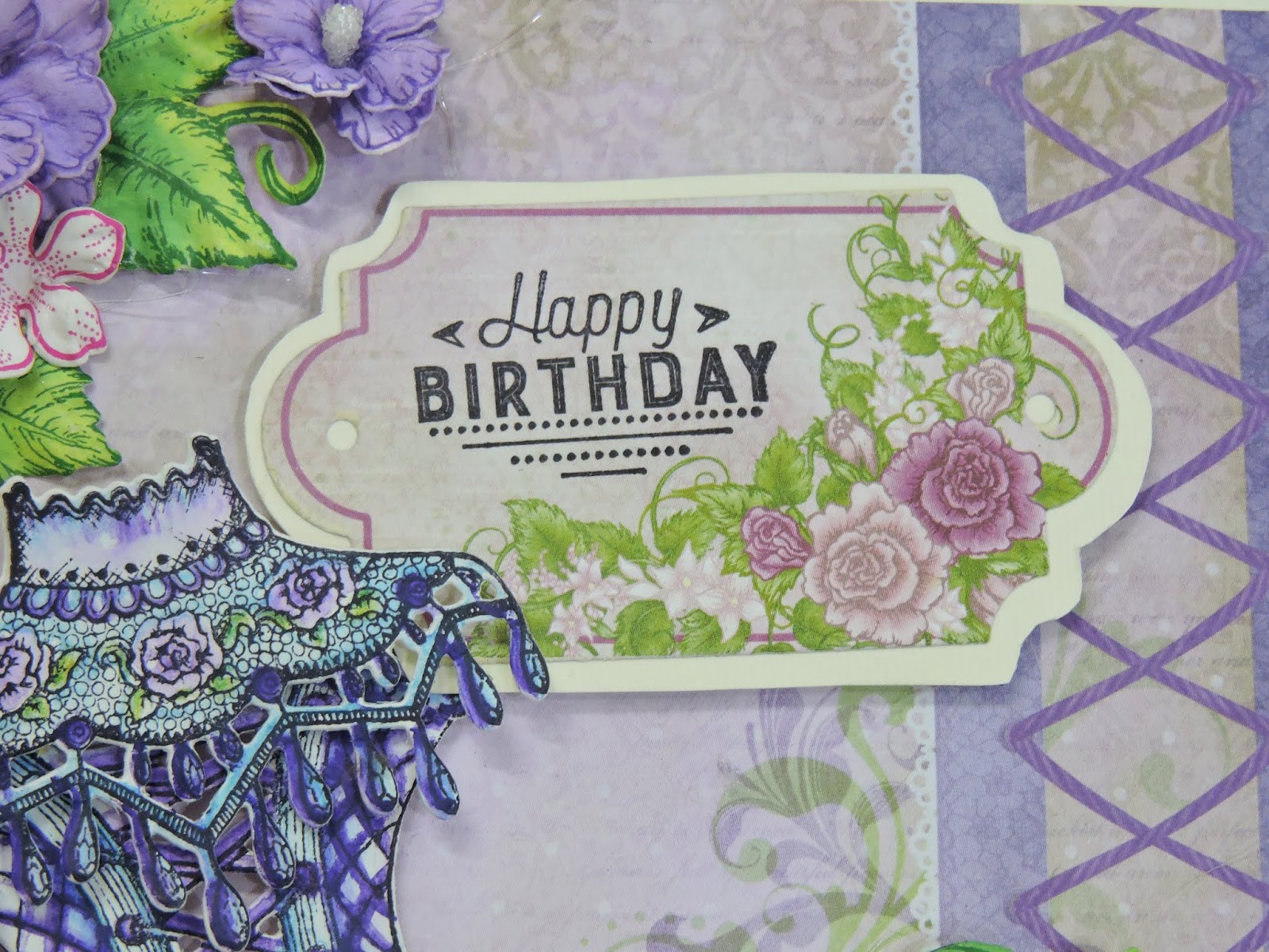 Paper Grace: Happy Birthday - with Floral Fashionista Collection ...