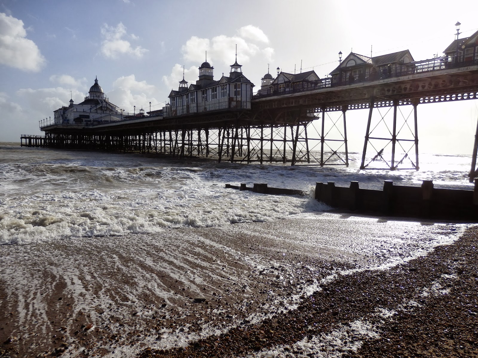 Judith I Bridgland: Stormy Weather at Eastbourne
