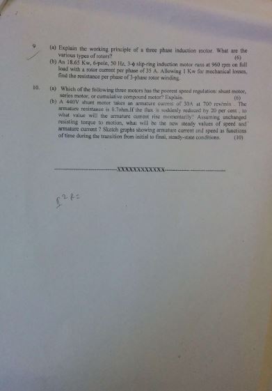 Electrical ⚡💡- MEO Class 2 Papers