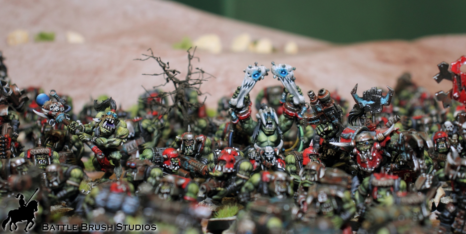 Battle Brush Studios: Showcase: Orks Army Shots