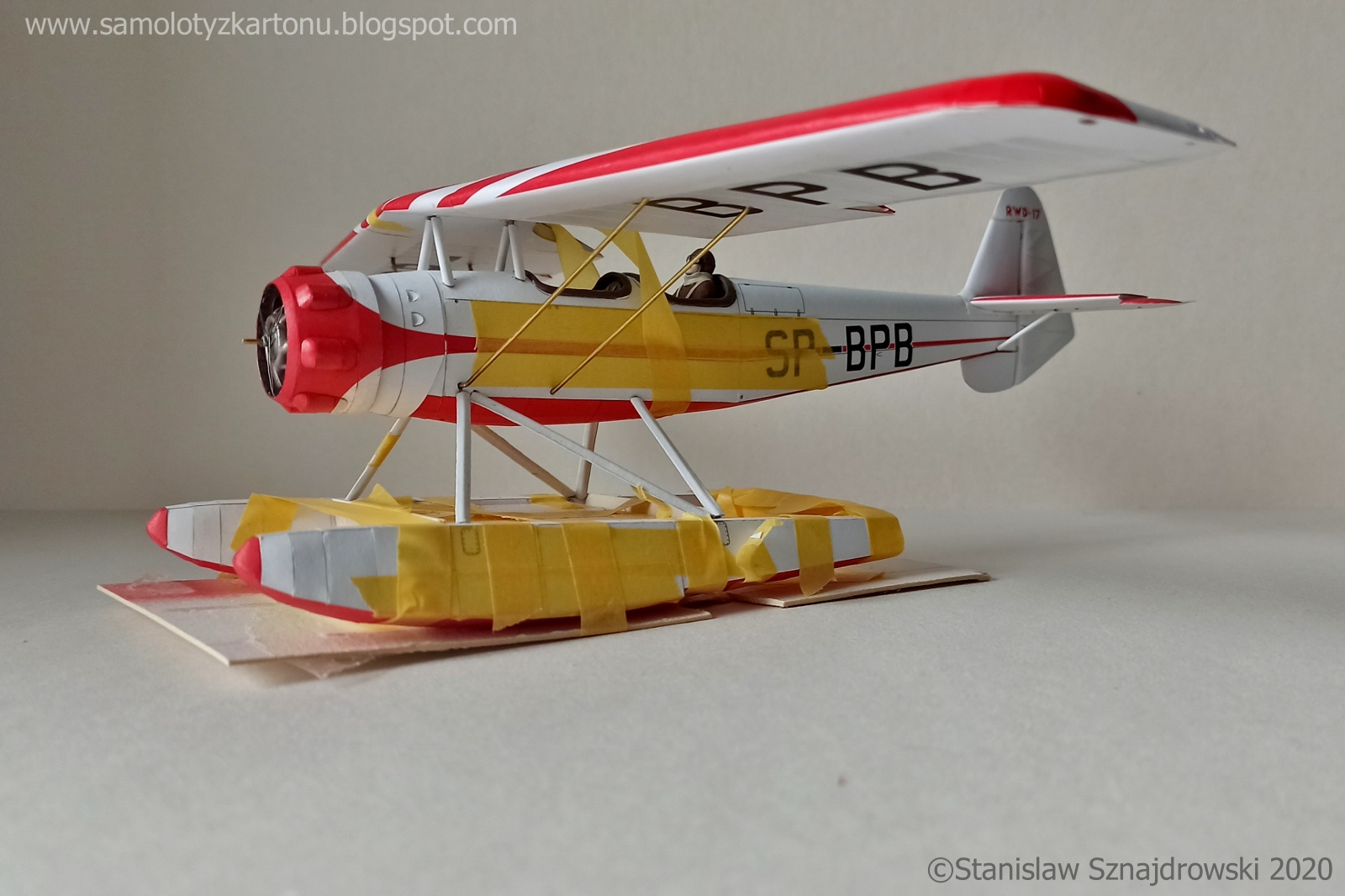 Samoloty z kartonu: Relacja/Model build - RWD 17W - Część V - ostatnia ...