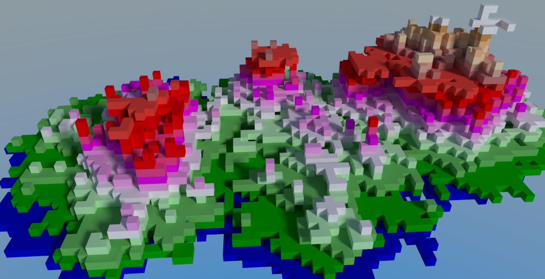 Voxel Landscape, Voxel Blob, and Cube Clouds Generators - Python ...
