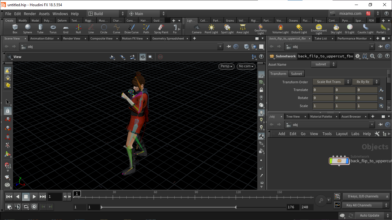 サルにもわかる Houdini: FBX import サルにもわかる Houdini: FBX import