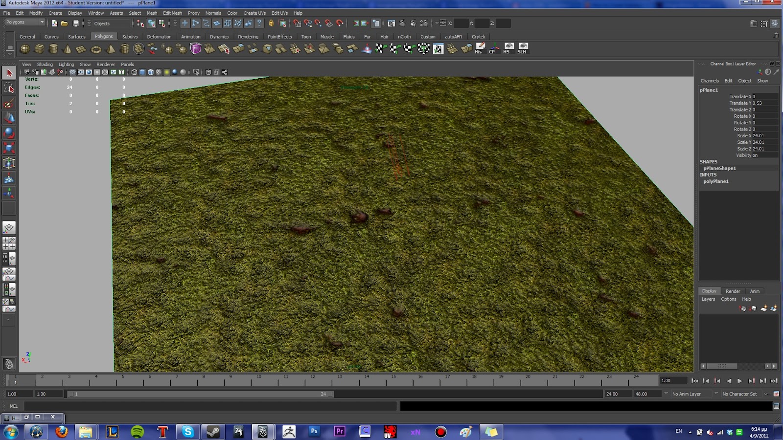 The Knightside Chronicles Blog: texturing the game level!
