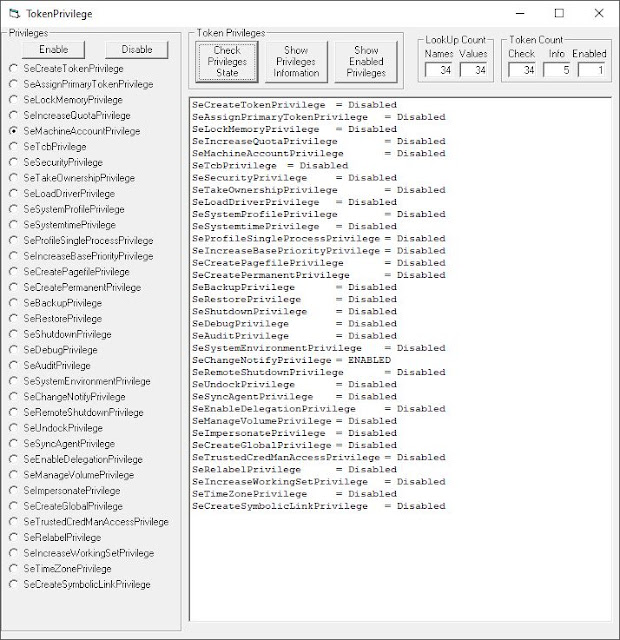 Visual Basic 6.0 - Superior Source Code: Token Privilege in Windows [CheckPrivilegeState ...