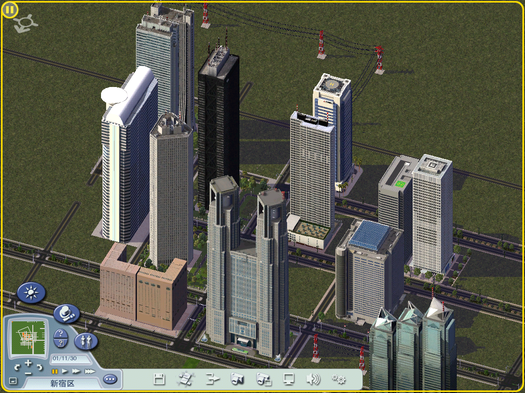 NEXT 2015 START: SIMCITY 4 TOKYO シムシティ4の東京新宿区 (Shinjuku Ward, Tokyo in ...