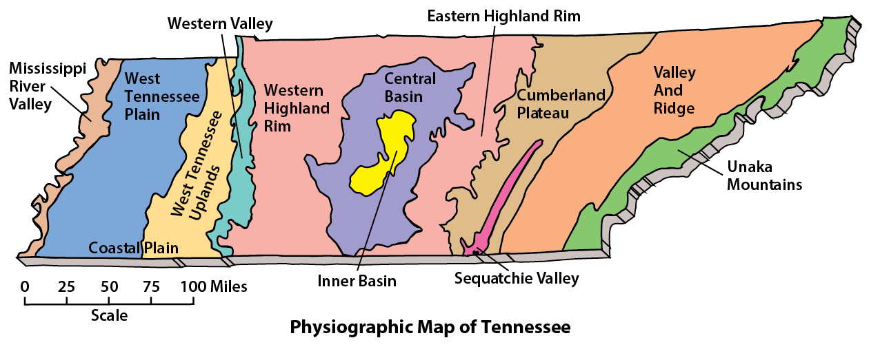 Cumberland Gal: Cumberland Plateau Maps-What Makes Up the Plateau
