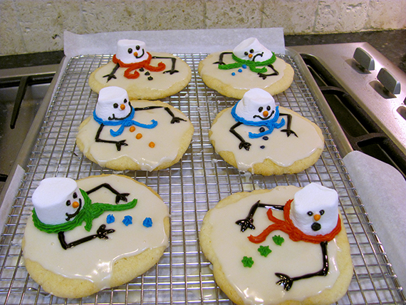 Melting Snowman Biscuits Recipe | Christmas Food Recipes | World Food ...