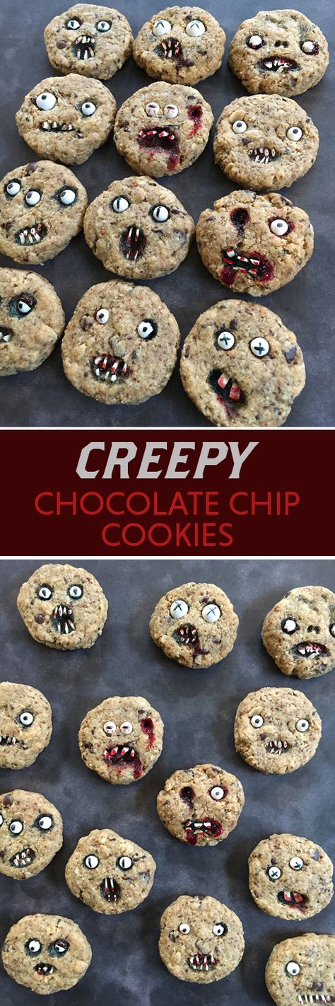 CREEPY CHOCOLATE CHIP COOKIES - Delicious Recipes 2