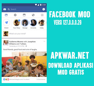 Download Facebook Mod v127.0.0.0.29 With Messenger Include - ApkWar.net