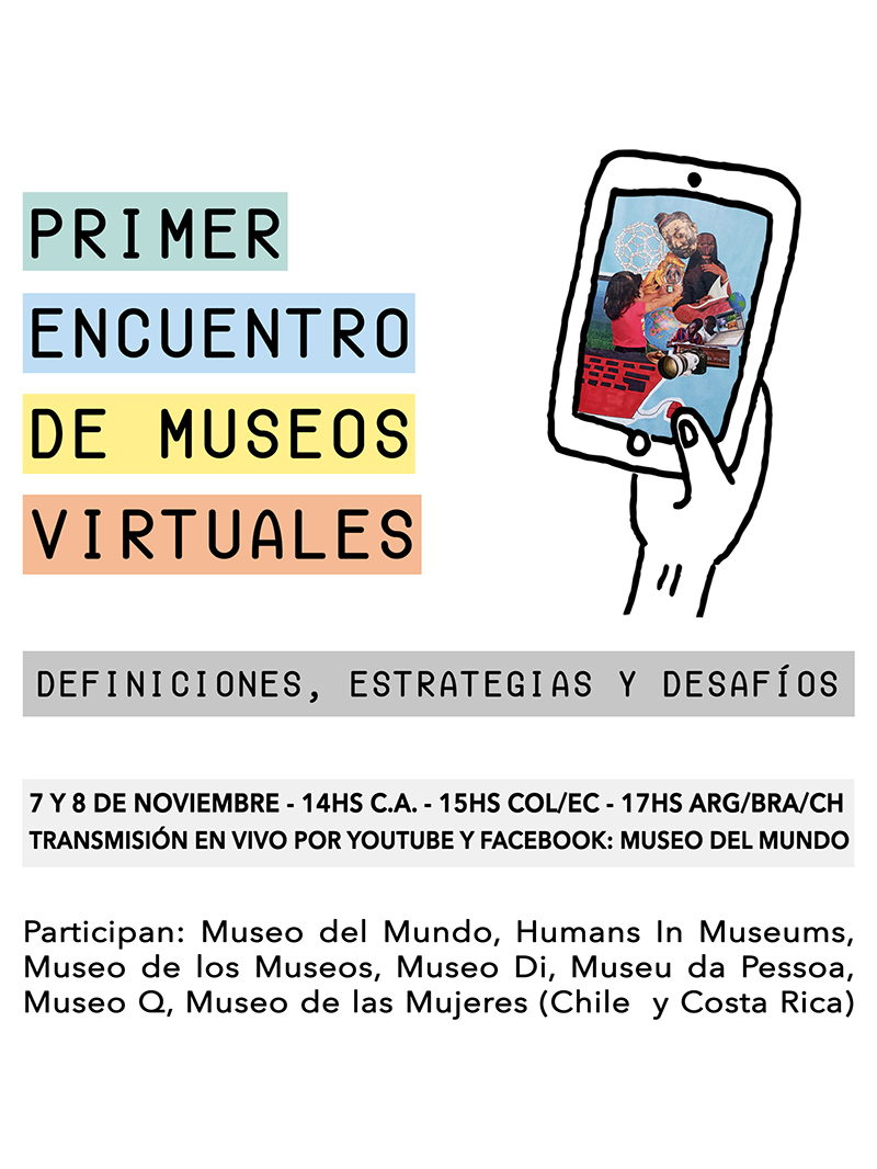 Convocan a participar del primer encuentro de museos virtuales.