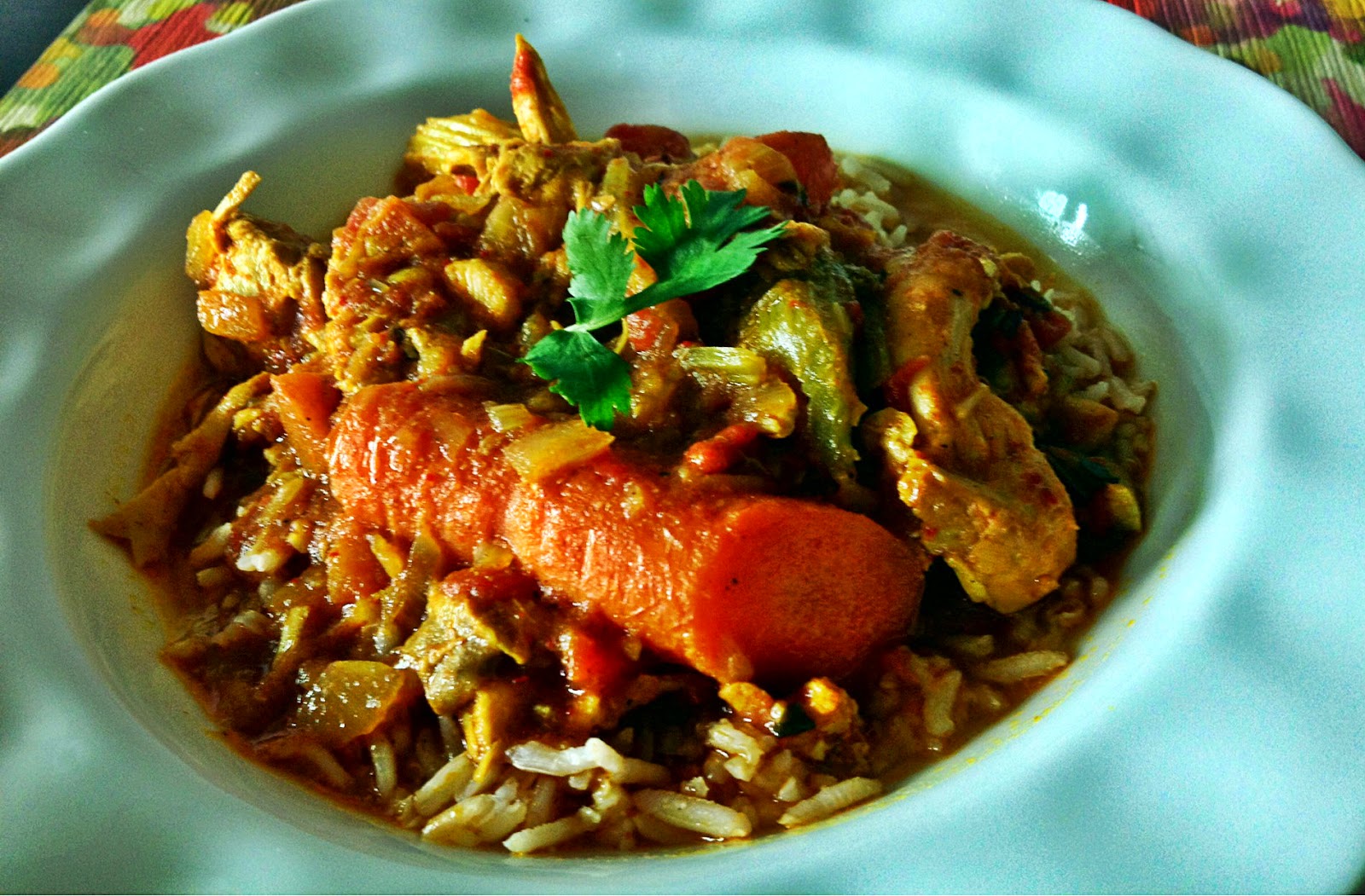 Eatwello..eating well for health in a toxic world....: Spicy Chicken Stew