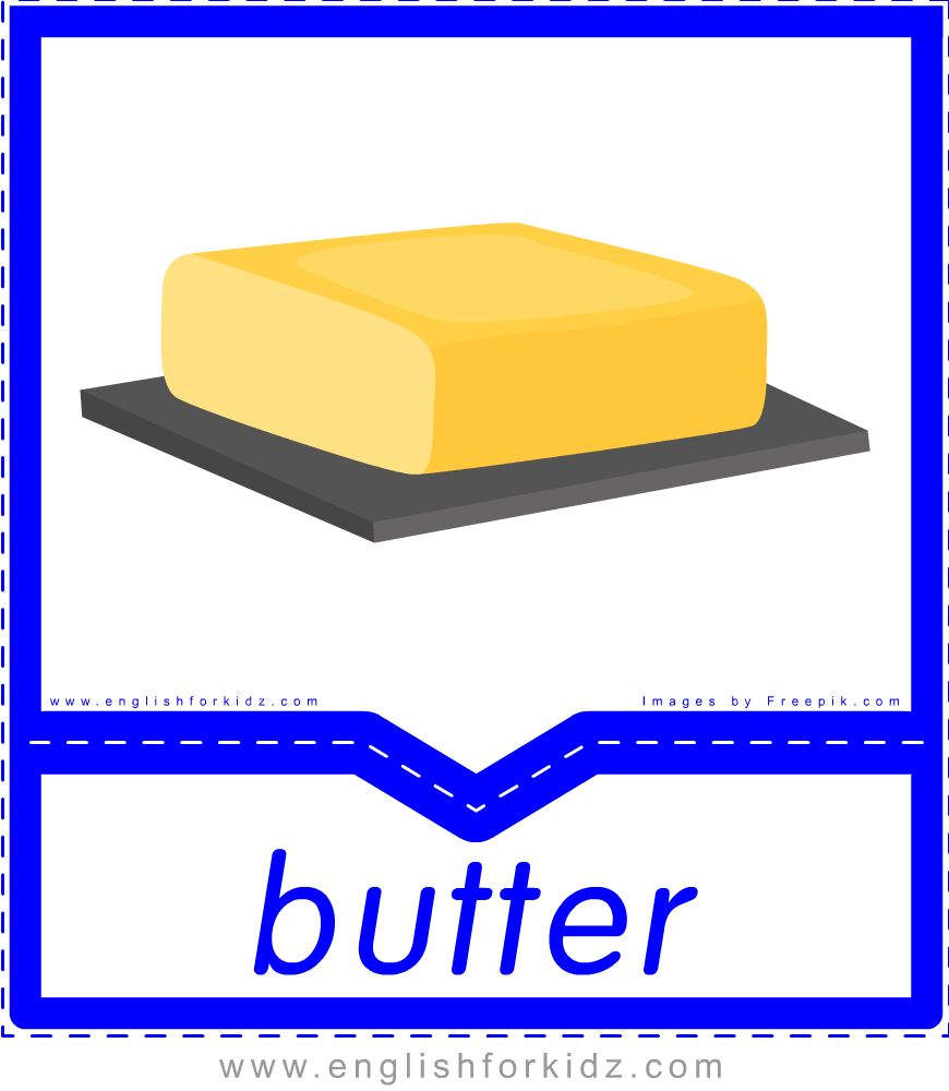 Food Flashcards. Part 1.