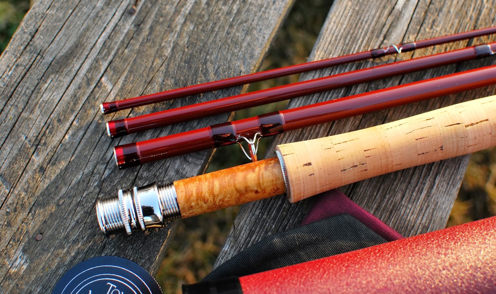 Handcrafted graphite and fiberglass fly rods: Tom Morgan 8 1/2' #6