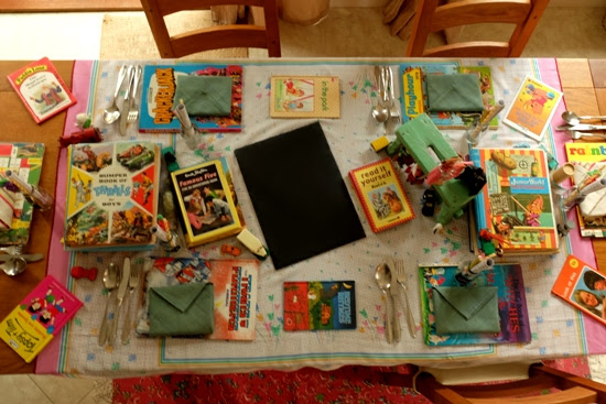 notes on paper: How to create a retro party table fit for an 80s kid ...