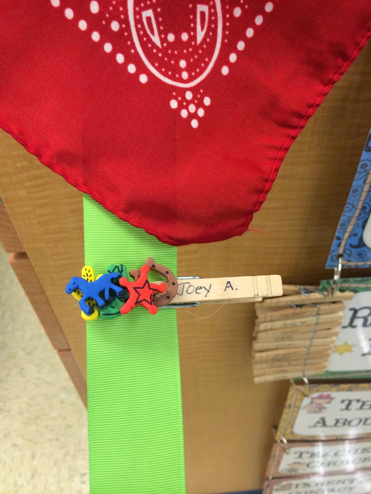 Second Grade Shoppe: Western Themed Clip It Behavior Chart