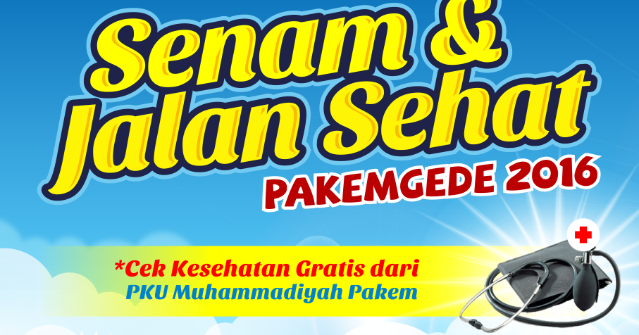 Desain Poster Jalan Sehat - Desain Grafis Kreatif