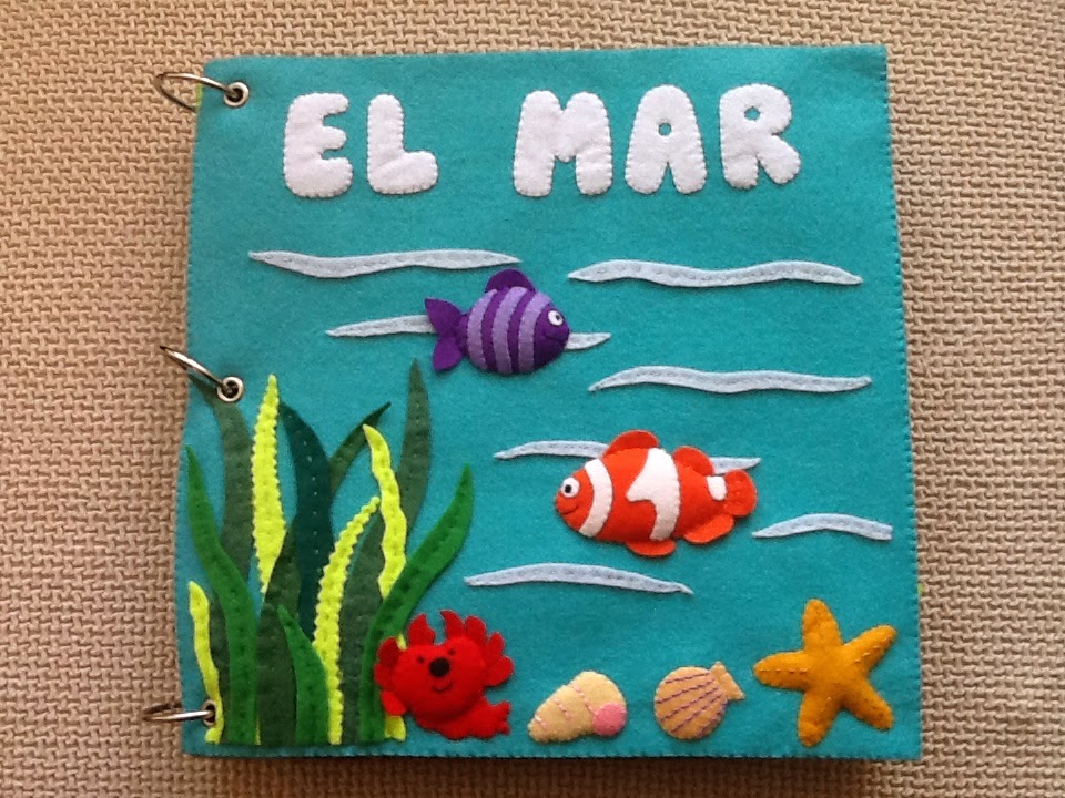 Agariguyi | Complementos de fieltro: QUIETBOOK " EL MAR " LIBRO DE ...