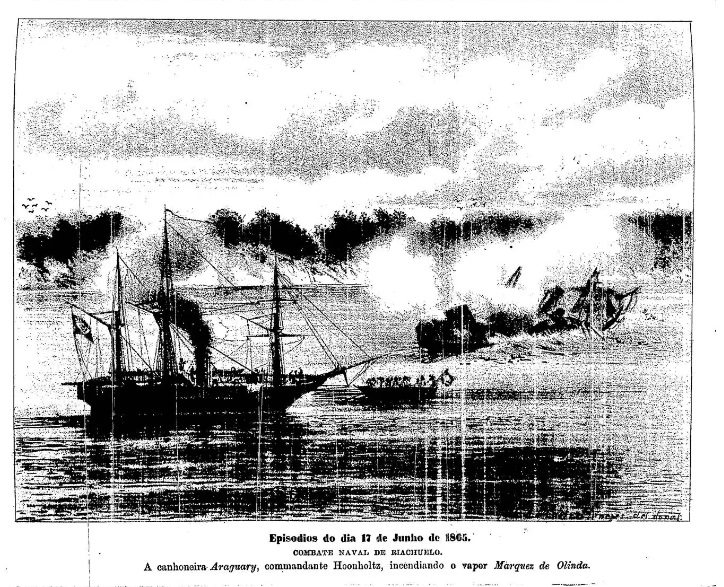 NAS TRINCHEIRAS DA HISTÓRIA: Guerra do Paraguai: A Batalha Naval do ...