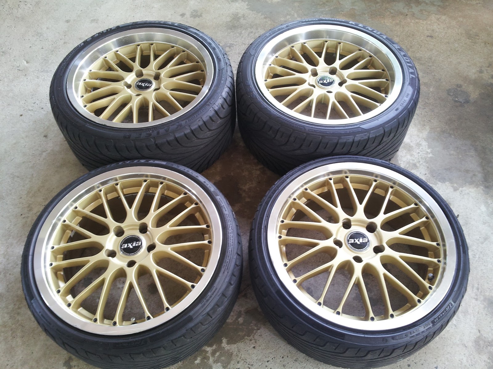 ASJ RACING: Hinodex Axia 18" Rims