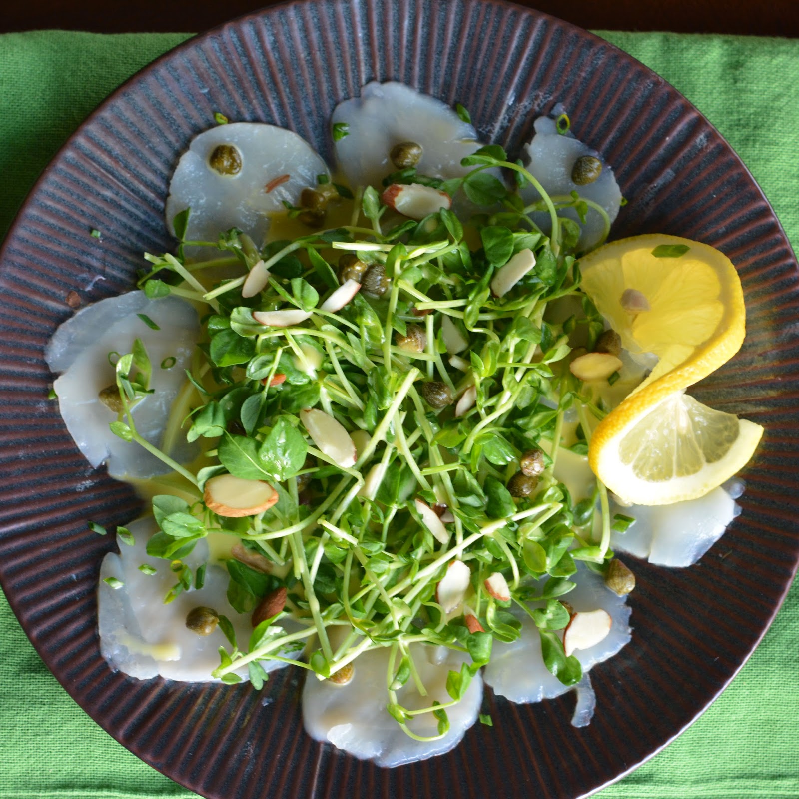 Gourmet Cooking For Two: Scallop Carpaccio Salad