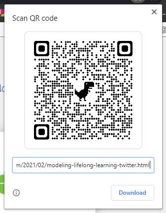 Know Your Why!: Google Chrome QR Code Creator - "Create QR Code for ...