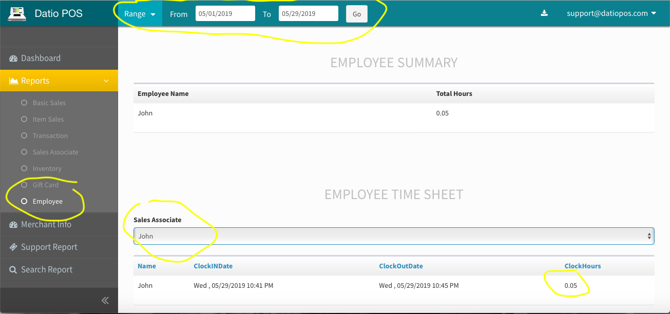 Datio POS News and How-To Posts | Blog: Employee Management and Time Cards