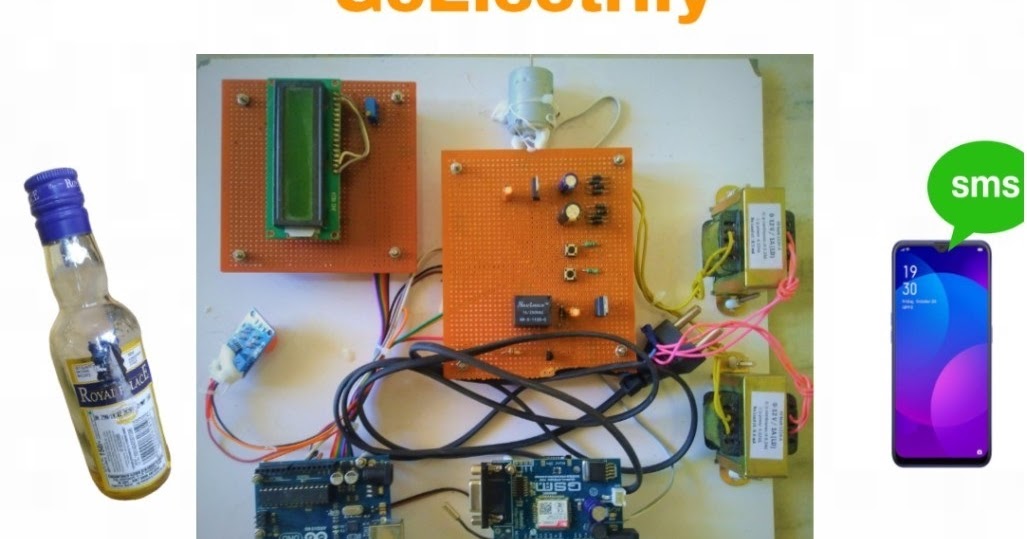 GoElectrify: Alcohol Detection and Vehicle Control with SMS Monitoring