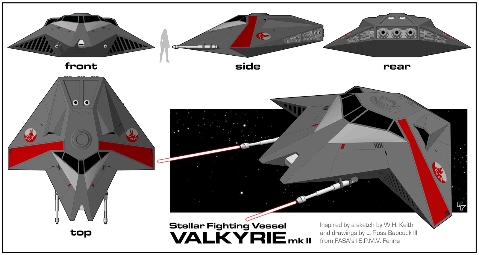 Yet Another Traveller Blog: V is for Valkyrie Fighter