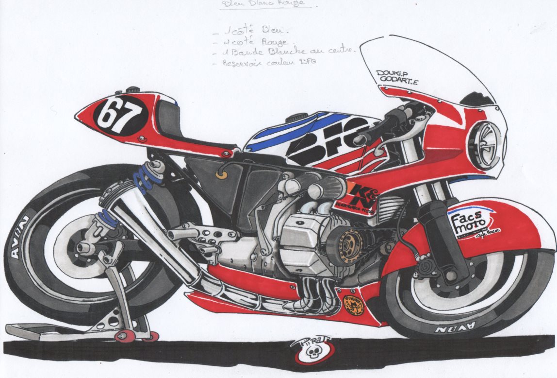 Racing Cafè: Motorcycle Art - Design By PiiraaT'