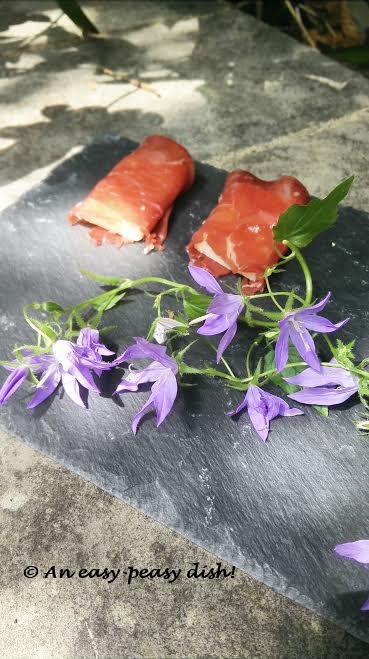 PARMESAN WRAPPED IN SERRANO HAM - Easy-peasy dish...