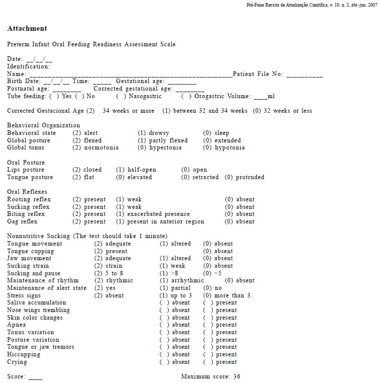 語言治療百寶箱Speech-Language therapy-Box: 嬰幼兒吞嚥評估工具 POFRAS :Preterm Infant ...