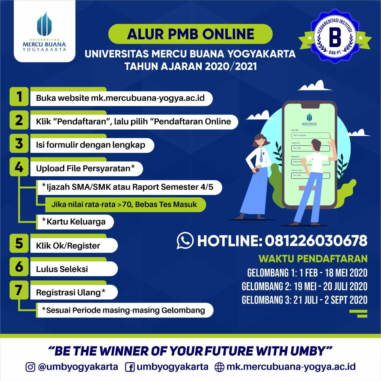 info pmb di Jogja: Pendaftaran Kuliah 2020 di Jogja – UMB Yogyakarta (UMBY)