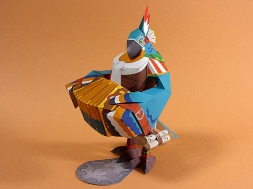 The Legend of Zelda: Breath of the Wild - Kass Papercraft | Paperized ...