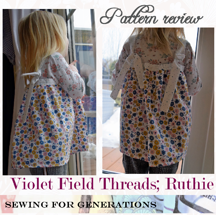 Pattern review: Violet Field Threads: Ruthie dress