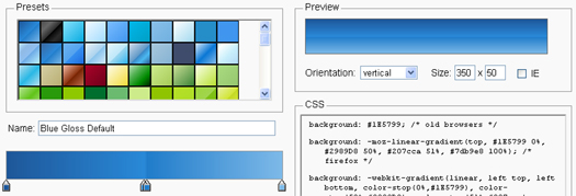 CSS Gradient Generator Like Photoshop - Code Imagine