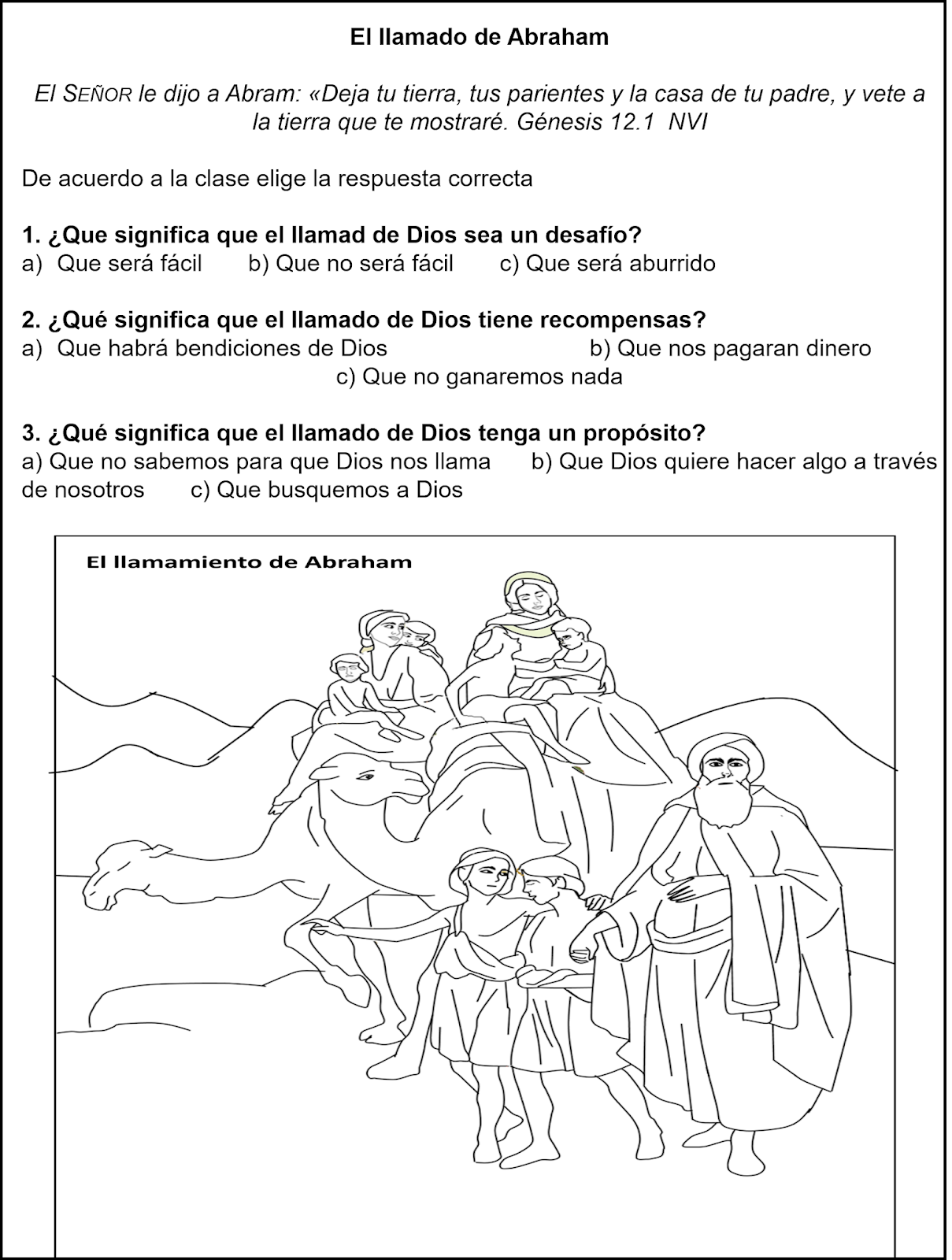 El llamado de Abraham - Mar de Vida Abundante